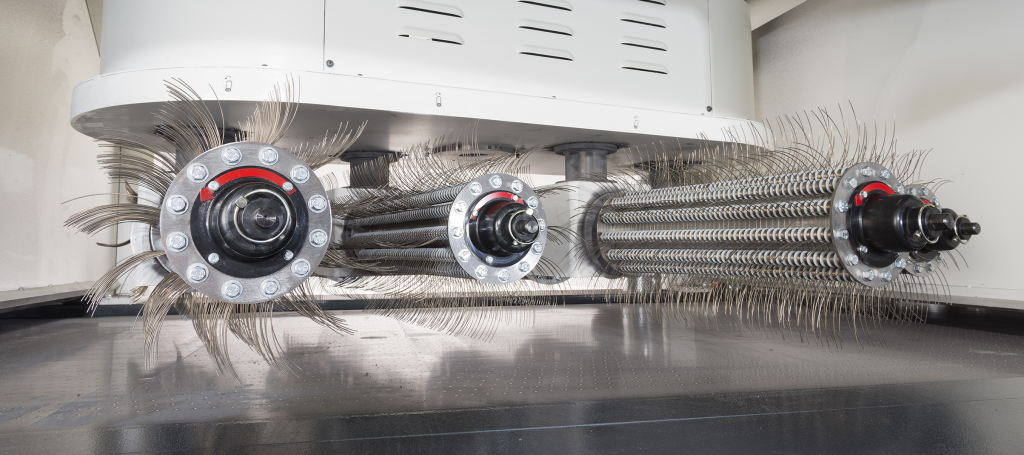 Laser oxide removal machine for sheet metal products - Timesavers